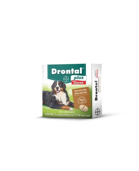 DRONTAL PLUS SABOR CARNE 35KG - 2CPR